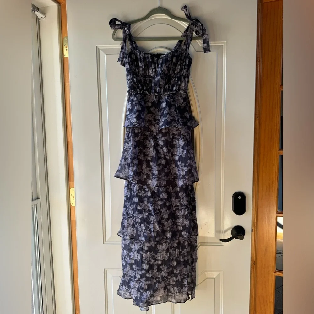 Astr | Dresses | Astr The Label Mellorie Floral Tiered Maxi Dress ...